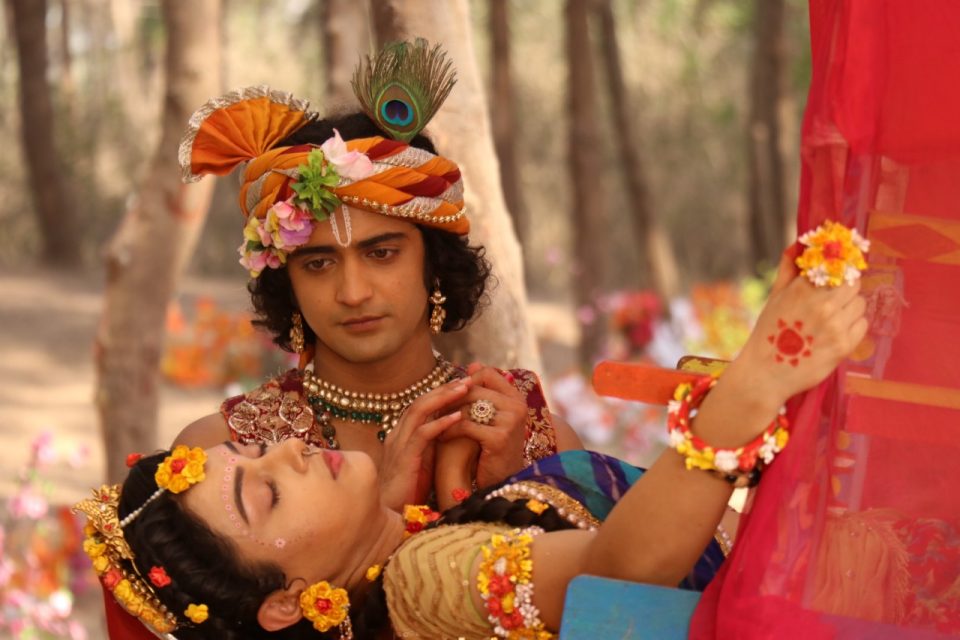 Krishna uses his power to save Radha: Radhakrishn - Tellyexpress